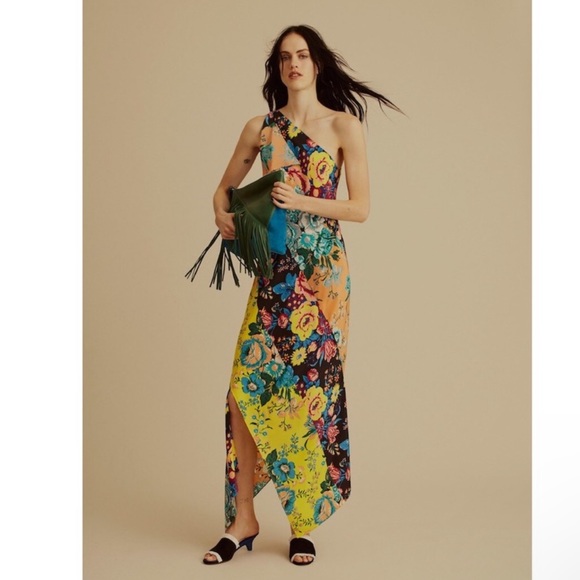 Diane Von Furstenberg | Dresses | Diane Von Furstenberg One Shoulder ...